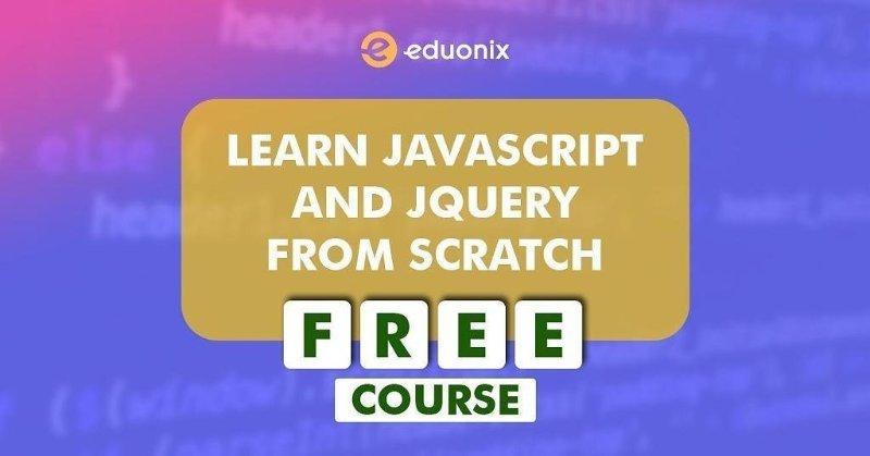 Flora Lincon on LinkedIn: Learn Javascript And JQuery From Scratch for ... Flora Lincon on LinkedIn: Learn Javascript And JQuery From Scratch for ...