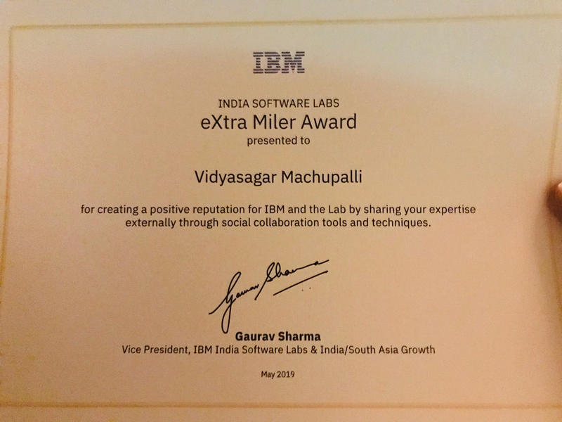 VidyaSagar Machupalli on LinkedIn: That eXtra Mile... VidyaSagar Machupalli on LinkedIn: That eXtra Mile...