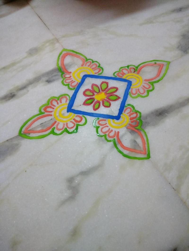 Bhavya Tiwari on LinkedIn: Rangoli made by me... Bhavya Tiwari on LinkedIn: Rangoli made by me...