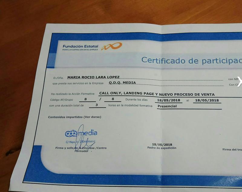 Rocío de Lara López on LinkedIn: Ya tengo mi certificado de ... Rocío de Lara López on LinkedIn: Ya tengo mi certificado de ...