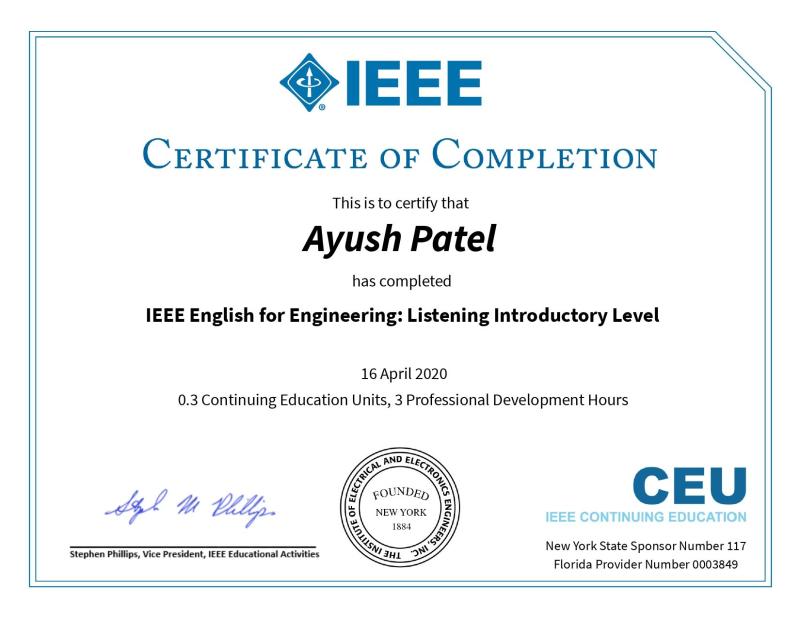 Ayush Patel posted on LinkedIn Ayush Patel posted on LinkedIn