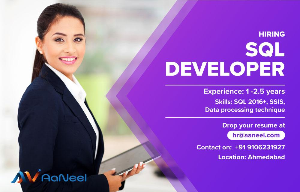 AaNeel-India on LinkedIn: #openings #sqldeveloper AaNeel-India on LinkedIn: #openings #sqldeveloper