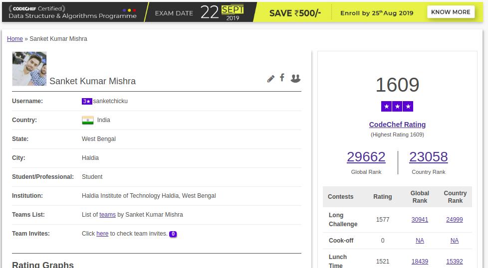 Sanket Kumar Mishra on LinkedIn: #codechef #programming #problemsolving ... Sanket Kumar Mishra on LinkedIn: #codechef #programming #problemsolving ...