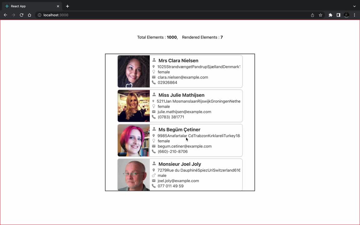 Kumar Amresh on LinkedIn: #virtualizedlist #reactjs #javascript # ... Kumar Amresh on LinkedIn: #virtualizedlist #reactjs #javascript # ...