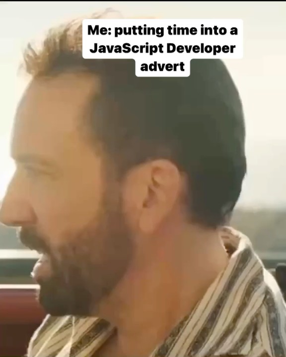 Alex Milligan on LinkedIn: #javascript #java #jobadvertfun Alex Milligan on LinkedIn: #javascript #java #jobadvertfun