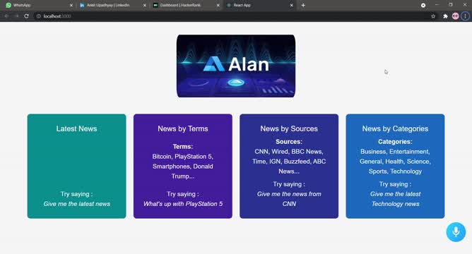 Ankit Upadhyay on LinkedIn: #react #alanai #learning #coding #enjoyable Ankit Upadhyay on LinkedIn: #react #alanai #learning #coding #enjoyable
