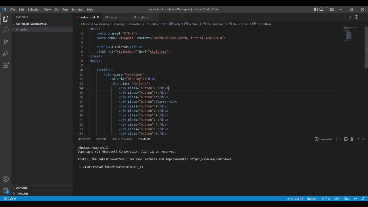 Vaishnavi Shinde on LinkedIn: #html #css #javascript #oasisinfobyte # ... Vaishnavi Shinde on LinkedIn: #html #css #javascript #oasisinfobyte # ...