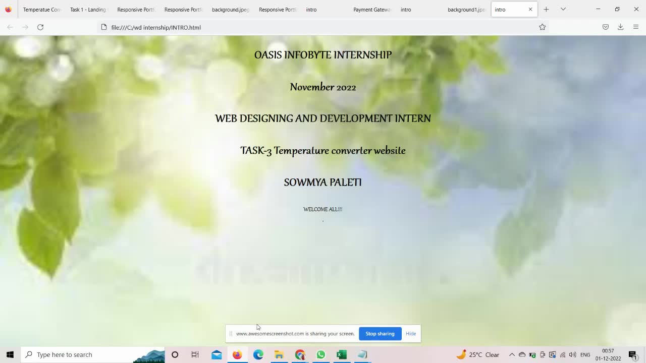 Sowmya Paleti on LinkedIn: #connections #task3 #oasisinfobyte # ... Sowmya Paleti on LinkedIn: #connections #task3 #oasisinfobyte # ...