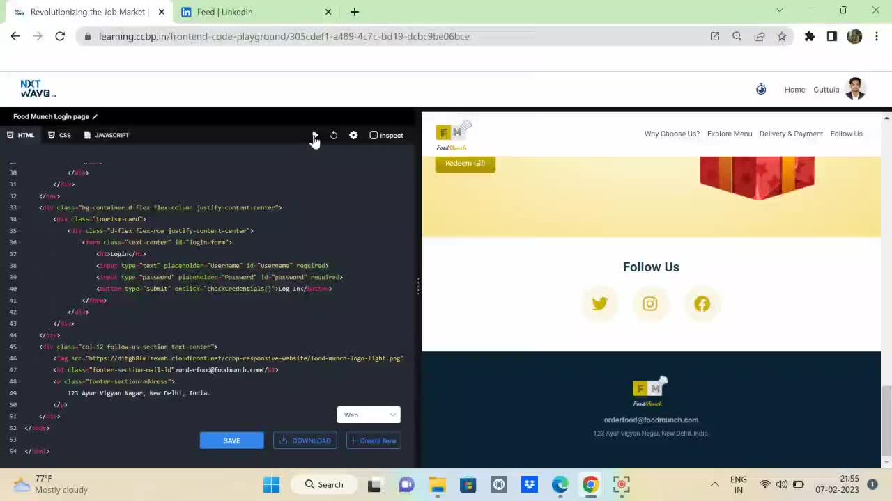 Sri Sai Krishna Charan Guttula on LinkedIn: #hello #today #html # ... Sri Sai Krishna Charan Guttula on LinkedIn: #hello #today #html # ...