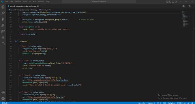 Gandham Lakshmi swathi on LinkedIn: #python #voice #assistant Gandham Lakshmi swathi on LinkedIn: #python #voice #assistant