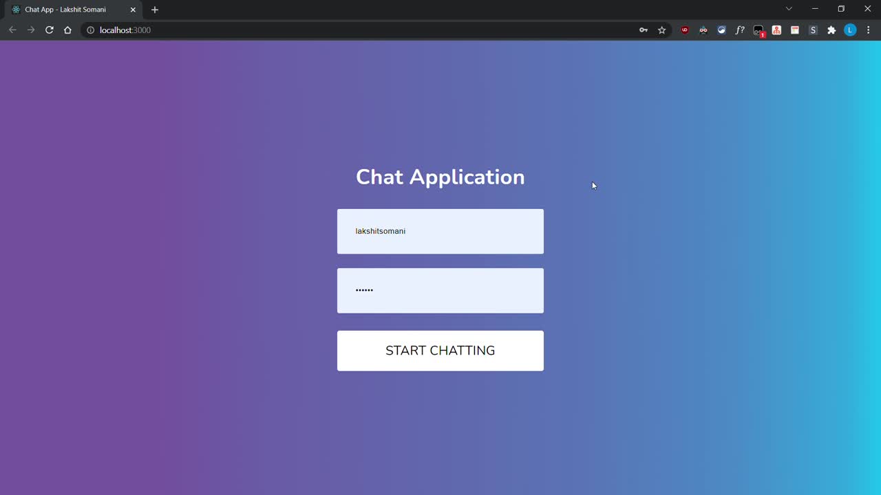 Lakshit Somani on LinkedIn: #reactjs #chatapp #webdev #frontend Lakshit Somani on LinkedIn: #reactjs #chatapp #webdev #frontend