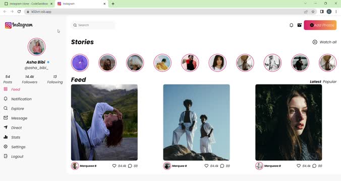 EPANAGANDLA ASHA BIBI on LinkedIn: #instagramclone #connections #html # ... EPANAGANDLA ASHA BIBI on LinkedIn: #instagramclone #connections #html # ...