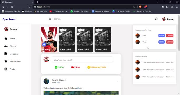 Adarsh S on LinkedIn: #reactjs #frontend #socialmedia #ui #project # ... Adarsh S on LinkedIn: #reactjs #frontend #socialmedia #ui #project # ...