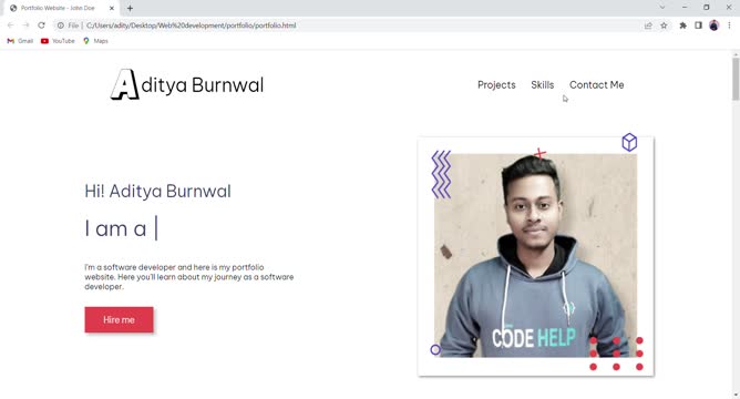 Aditya Burnwal on LinkedIn: #css #html #webdevelopment #dotbatch Aditya Burnwal on LinkedIn: #css #html #webdevelopment #dotbatch