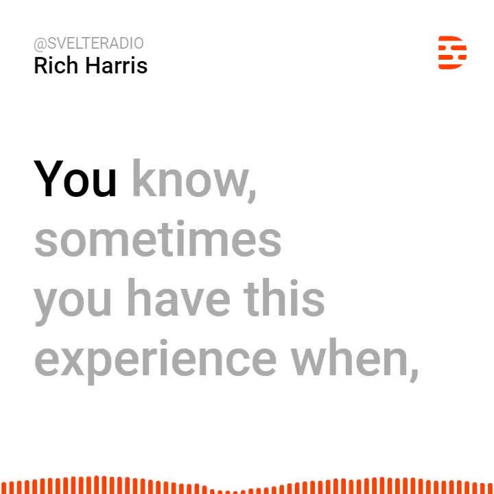 Vercel on LinkedIn: Rich Harris on Svelte Radio Vercel on LinkedIn: Rich Harris on Svelte Radio