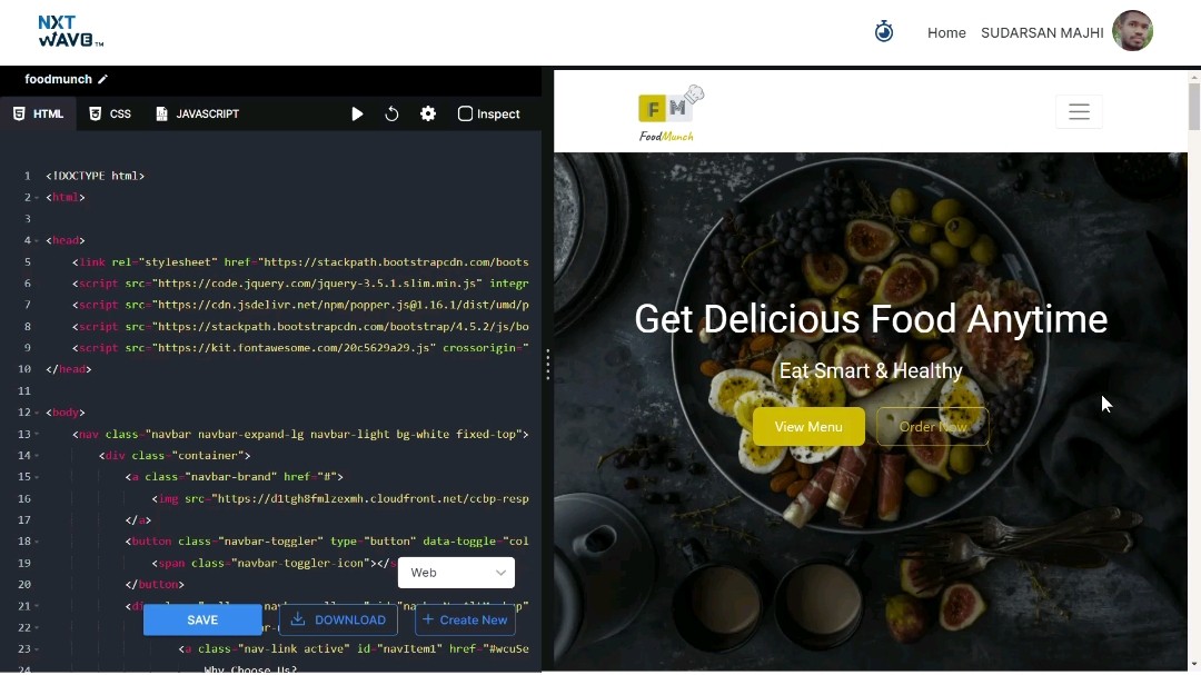 SUDARSAN MAJHI on LinkedIn: #food_munch #html #css #bootstrap #coding # ... SUDARSAN MAJHI on LinkedIn: #food_munch #html #css #bootstrap #coding # ...