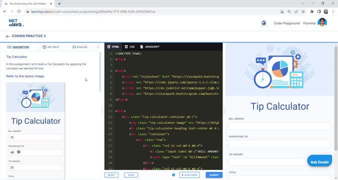 Purnima Dhara on LinkedIn: #day_32 #50daysofcodechallenge #html #css # ... Purnima Dhara on LinkedIn: #day_32 #50daysofcodechallenge #html #css # ...