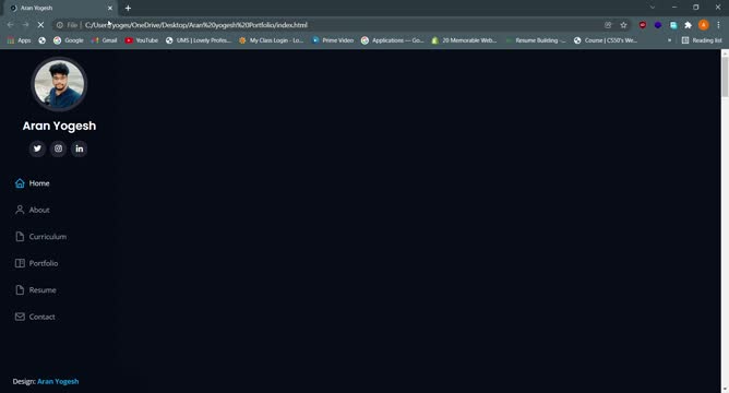 Aran yogesh on LinkedIn: #css #html #javascript #cv # ... Aran yogesh on LinkedIn: #css #html #javascript #cv # ...