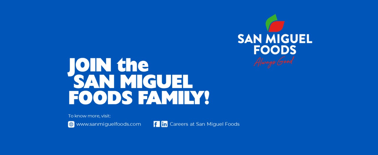 San Miguel Foods on LinkedIn: Careers at San Miguel Foods | 11 comments San Miguel Foods on LinkedIn: Careers at San Miguel Foods | 11 comments