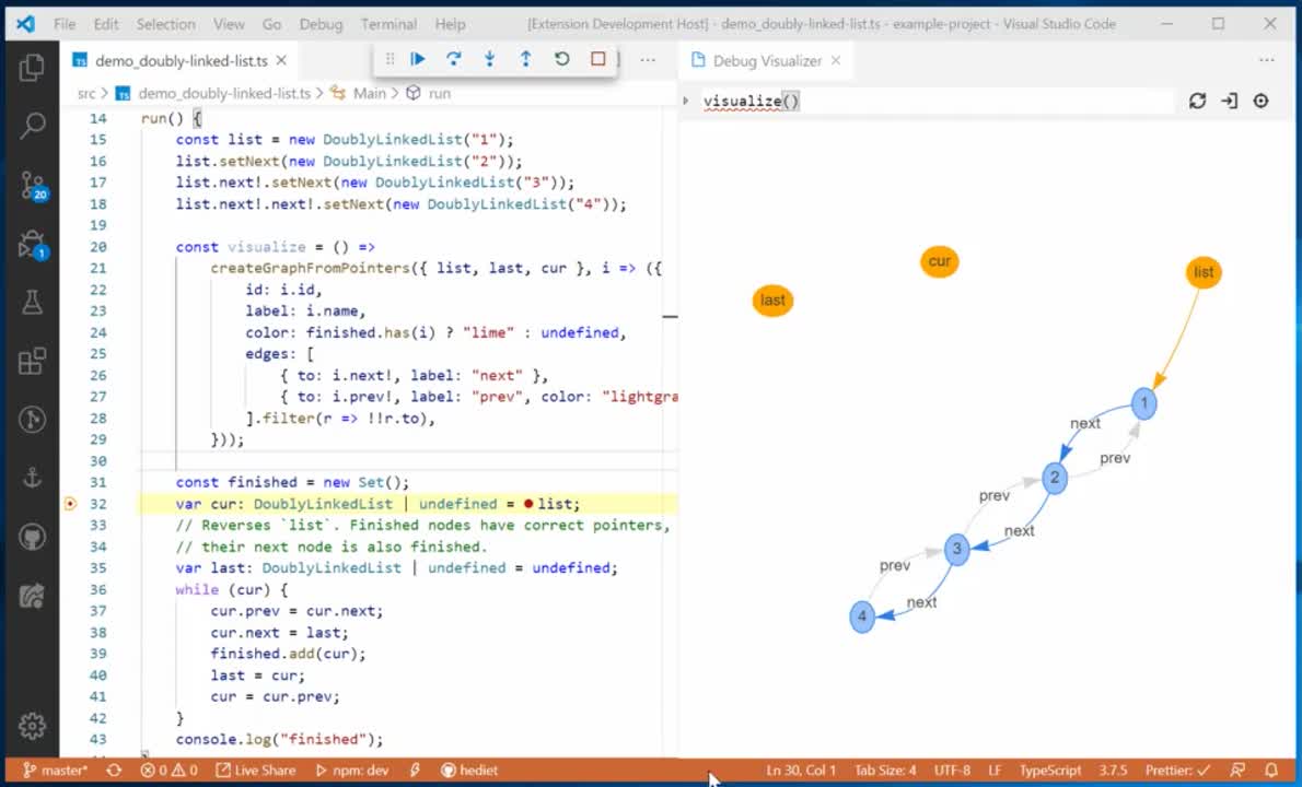 Vladimir Bozhinovski على LinkedIn: You can visualize data structures in ... Vladimir Bozhinovski على LinkedIn: You can visualize data structures in ...
