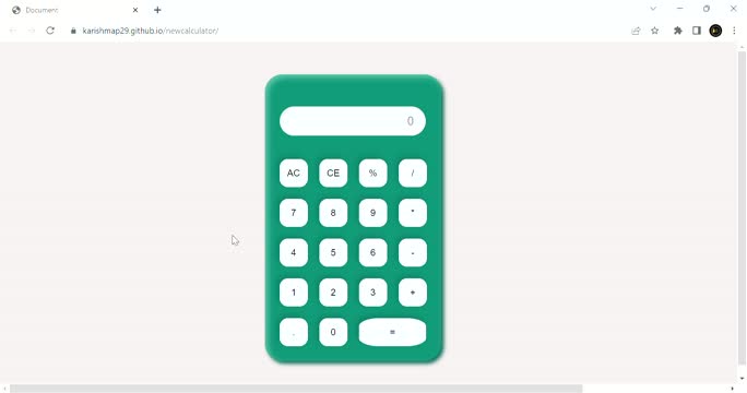 P KARISHMA on LinkedIn: #html #css #javascript #calculator P KARISHMA on LinkedIn: #html #css #javascript #calculator