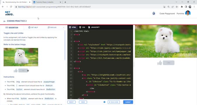 Purnima Dhara on LinkedIn: #day_30 #50daysofcodechallenge #html #css # ... Purnima Dhara on LinkedIn: #day_30 #50daysofcodechallenge #html #css # ...