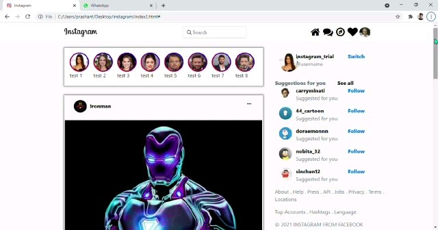 Prashant Chaudhary on LinkedIn: #html #css #instagram # ... Prashant Chaudhary on LinkedIn: #html #css #instagram # ...