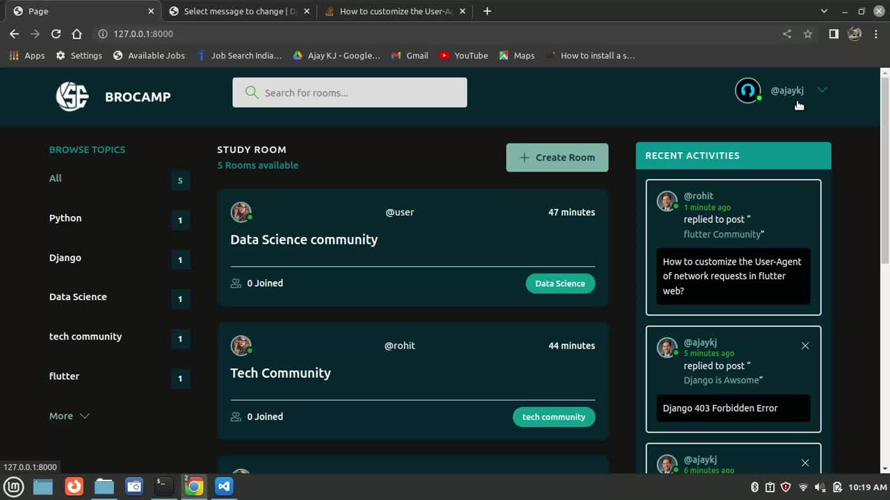 Ajay Kj on LinkedIn: #python #django #project #community_page #html5 # ... Ajay Kj on LinkedIn: #python #django #project #community_page #html5 # ...