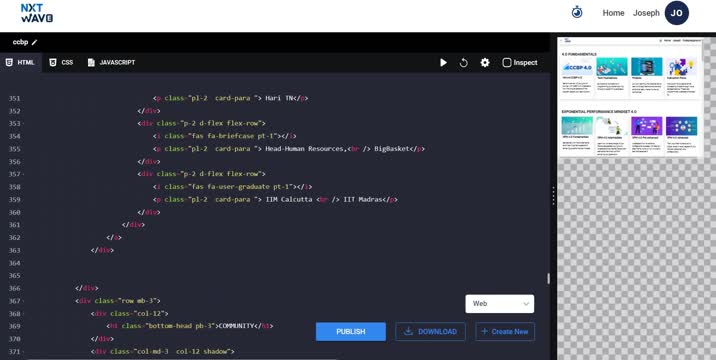 peddanna (joseph) G on LinkedIn: #nxtwave #ccbp #javascript #css # ... peddanna (joseph) G on LinkedIn: #nxtwave #ccbp #javascript #css # ...