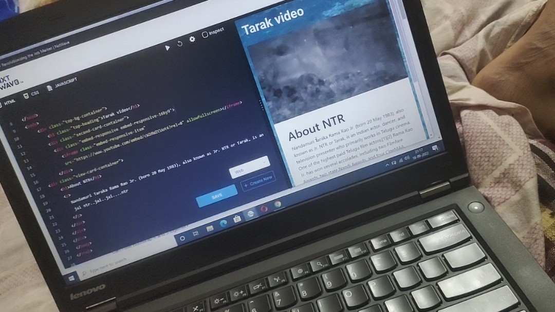 S Tharun on LinkedIn: I create a ntr video .using html and css..from ... S Tharun on LinkedIn: I create a ntr video .using html and css..from ...