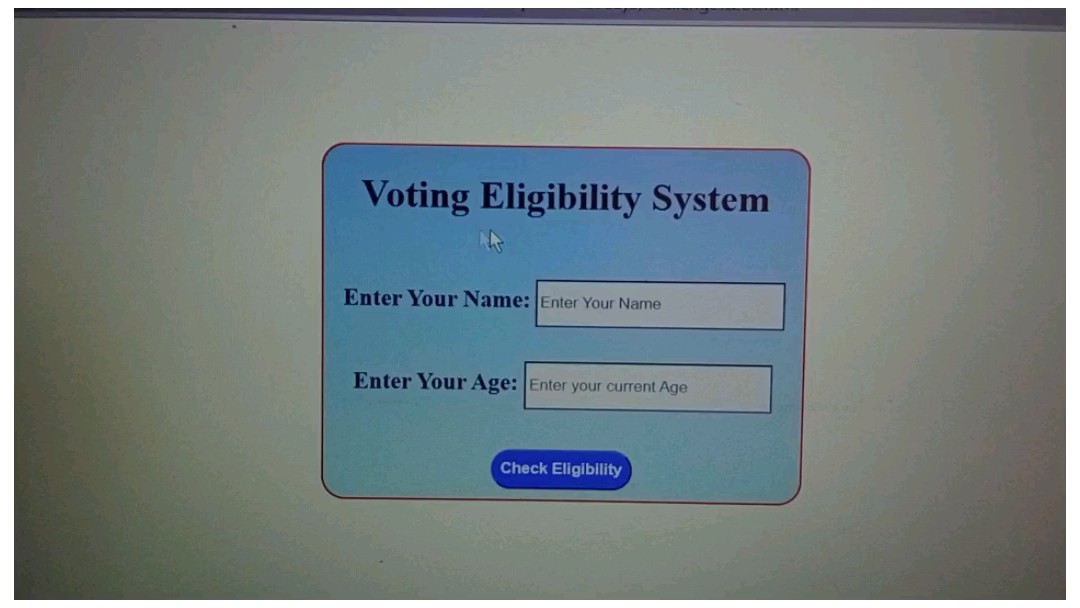 Pratiksha Kakade on LinkedIn: Voting eligibility system using ... Pratiksha Kakade on LinkedIn: Voting eligibility system using ...