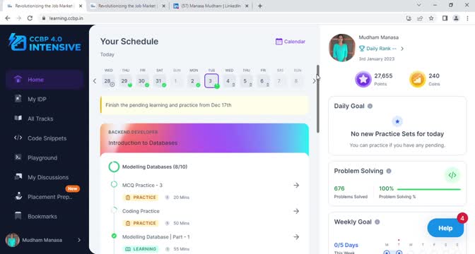 Manasa Mudham on LinkedIn: #day100 #100daysofcodechallenge #consistency ... Manasa Mudham on LinkedIn: #day100 #100daysofcodechallenge #consistency ...