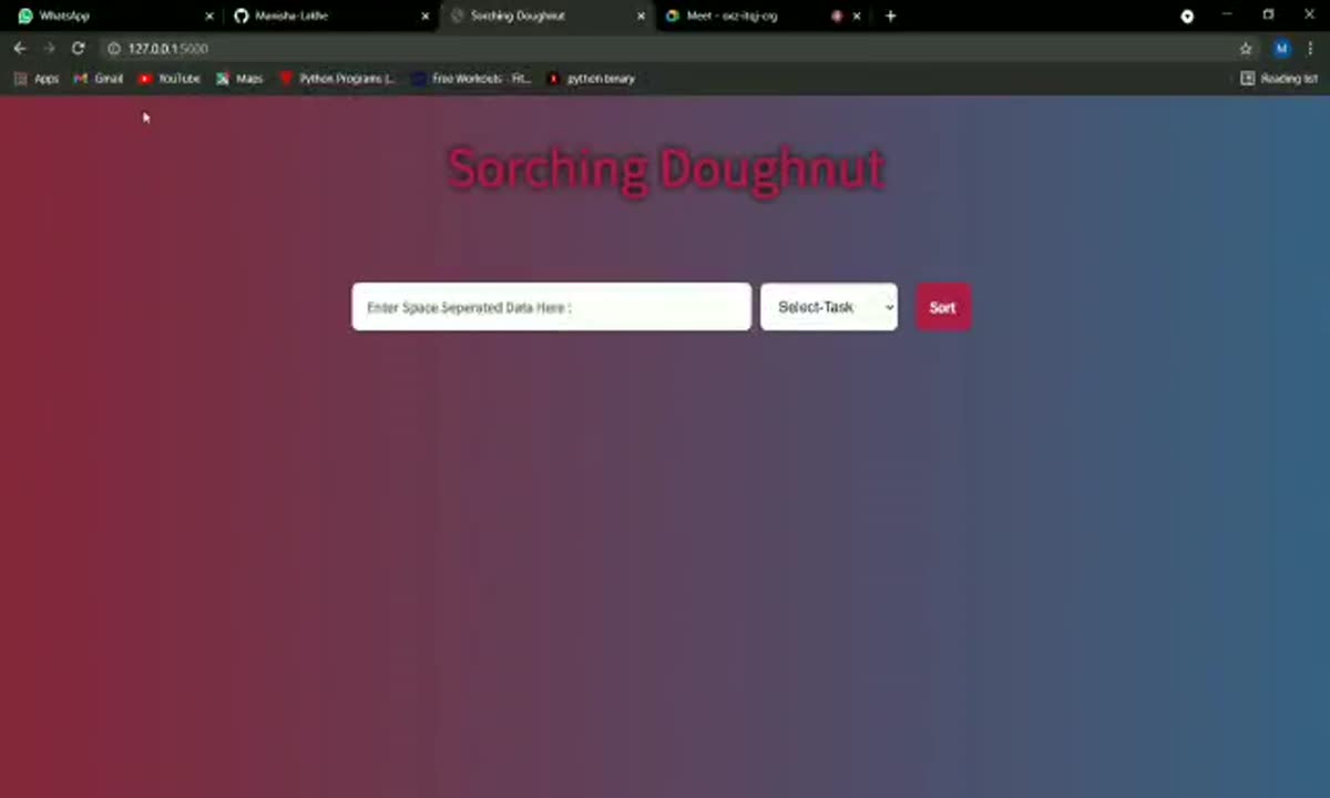 SHRADDHA DESHMUKH on LinkedIn: #sort_and_flask #python #flask #html # ... SHRADDHA DESHMUKH on LinkedIn: #sort_and_flask #python #flask #html # ...