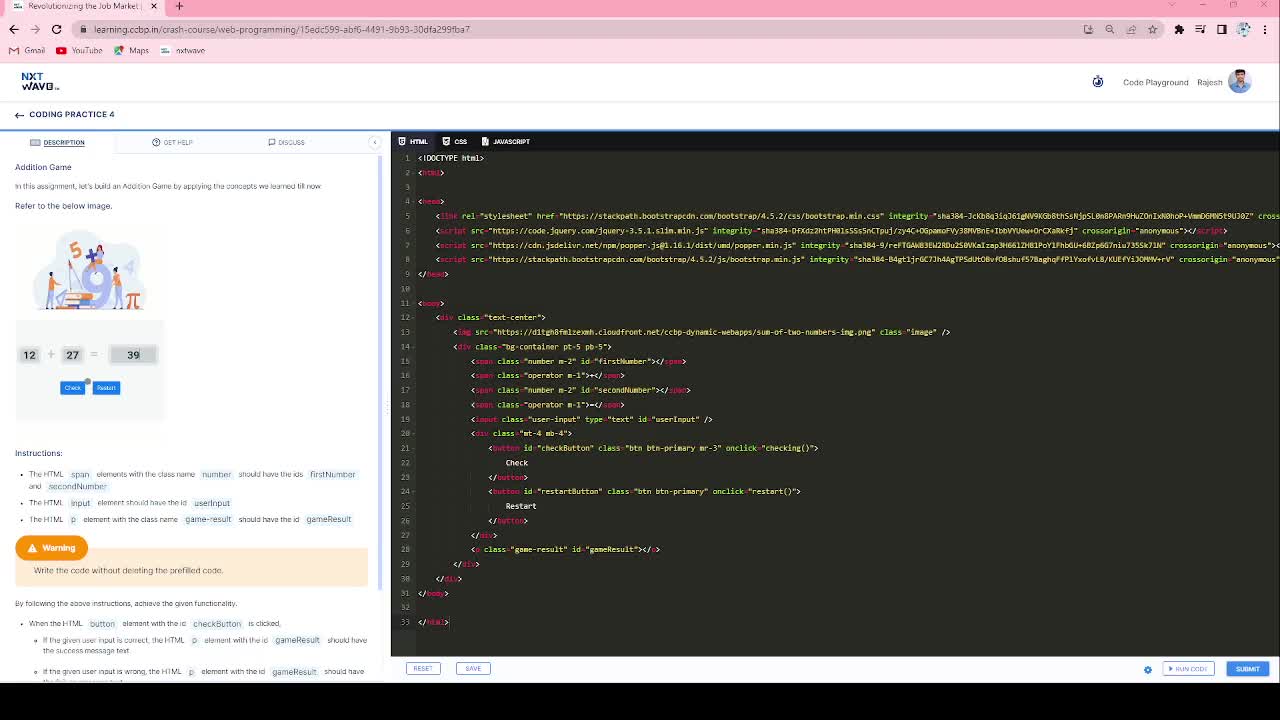 Rajesh Pyla on LinkedIn: #day71 #nxtwave #ccbp #coding #javascript Rajesh Pyla on LinkedIn: #day71 #nxtwave #ccbp #coding #javascript