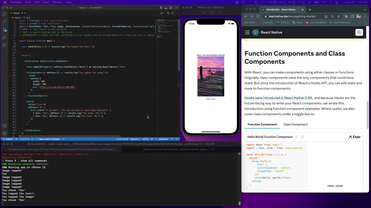 Makayla Edwards on LinkedIn: #react #reactnative #alwayslearning # ... Makayla Edwards on LinkedIn: #react #reactnative #alwayslearning # ...