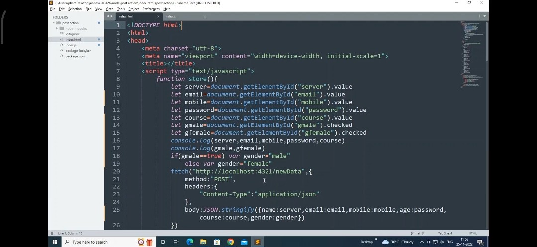 Jahnavi Madoju on LinkedIn: #html #css #javascript #nodejs #backend # ... Jahnavi Madoju on LinkedIn: #html #css #javascript #nodejs #backend # ...