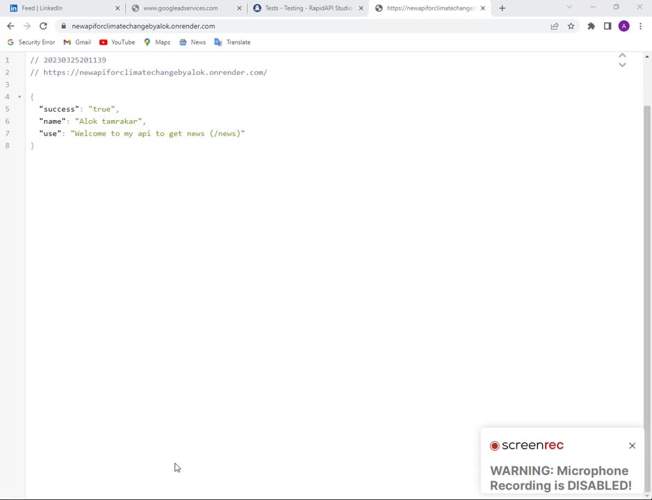 Alok Tamrakar on LinkedIn: #api #next Alok Tamrakar on LinkedIn: #api #next
