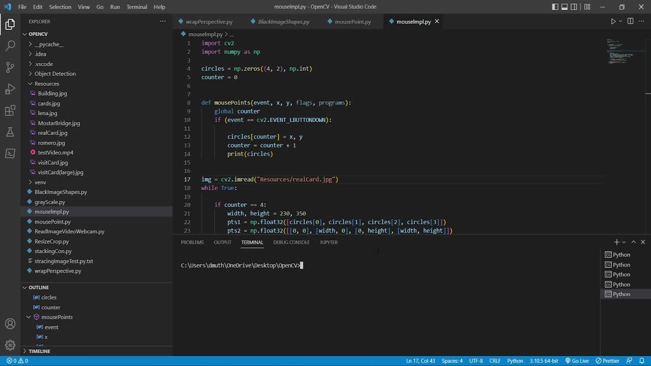Dineth Jayasinghe on LinkedIn: #pythonprogramming #opencv #python Dineth Jayasinghe on LinkedIn: #pythonprogramming #opencv #python