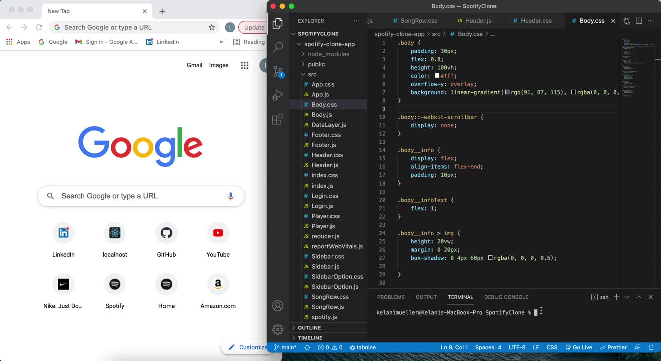 Kelani Mueller on LinkedIn: #javascript #reactjs #spotify #programming Kelani Mueller on LinkedIn: #javascript #reactjs #spotify #programming