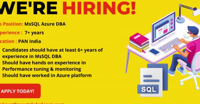 Newt Global on LinkedIn: #newtglobal #hiring #dba #azure #mssql # ... Newt Global on LinkedIn: #newtglobal #hiring #dba #azure #mssql # ...