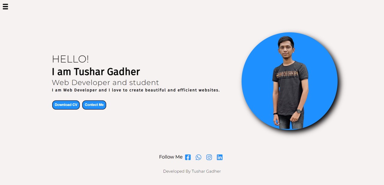 Tushar Gadher on LinkedIn: #css #html #javascript #project #github Tushar Gadher on LinkedIn: #css #html #javascript #project #github