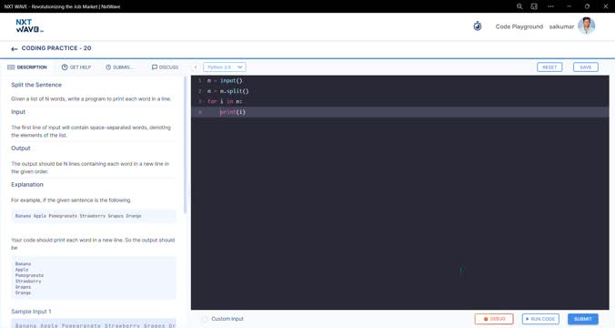 Kandregula Saikumar on LinkedIn: #day13 #consistency #nxtwave #python # ... Kandregula Saikumar on LinkedIn: #day13 #consistency #nxtwave #python # ...