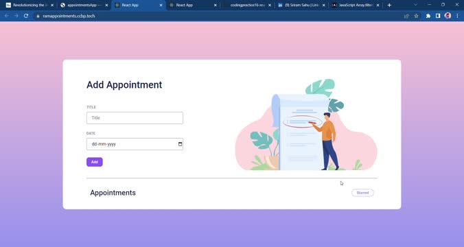 Sriram Sahu on LinkedIn: #react #react #project Sriram Sahu on LinkedIn: #react #react #project