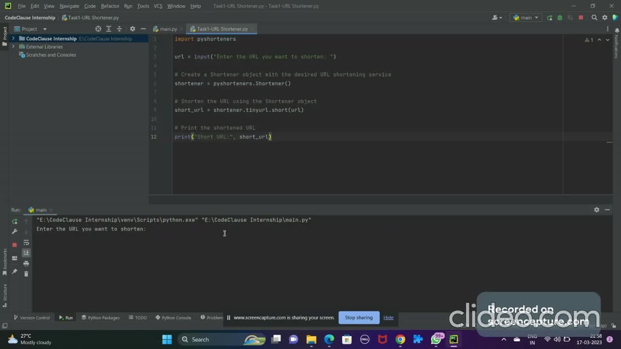 Adarsh C on LinkedIn: #python #codeclause #intern Adarsh C on LinkedIn: #python #codeclause #intern