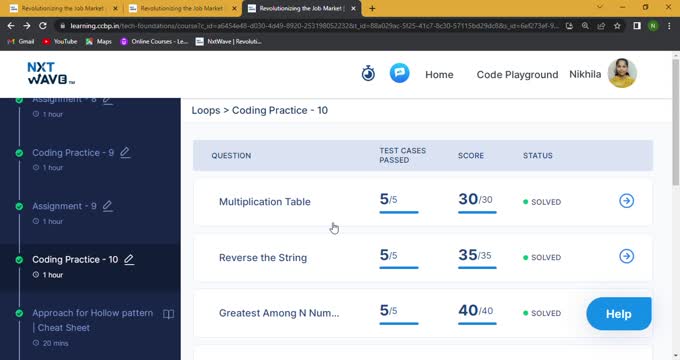 Nikhila Gantagari on LinkedIn: #ccbp #nxtwave #pythonprogramming Nikhila Gantagari on LinkedIn: #ccbp #nxtwave #pythonprogramming
