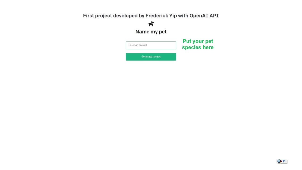 Frederick Yip Tuck Sin on LinkedIn: #petgen #openai #gpt3 Frederick Yip Tuck Sin on LinkedIn: #petgen #openai #gpt3