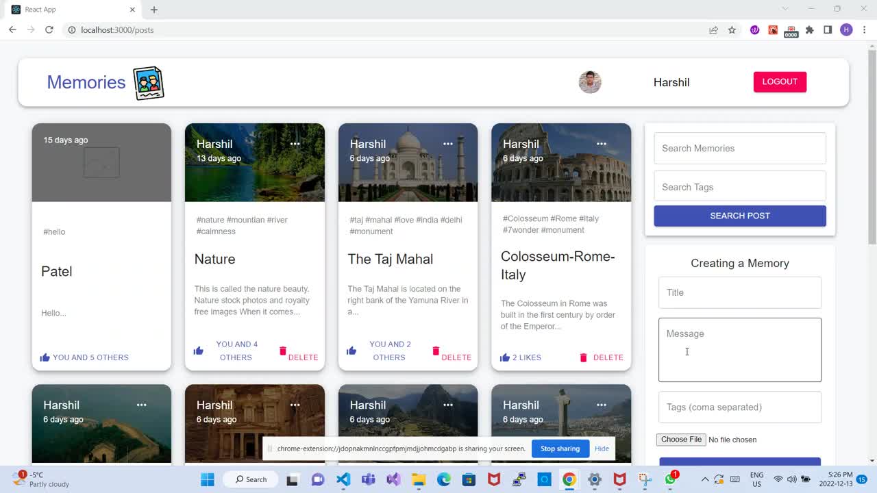 Harshil Patel on LinkedIn: #react #nodejs #reactjs #technology #ui Harshil Patel on LinkedIn: #react #nodejs #reactjs #technology #ui