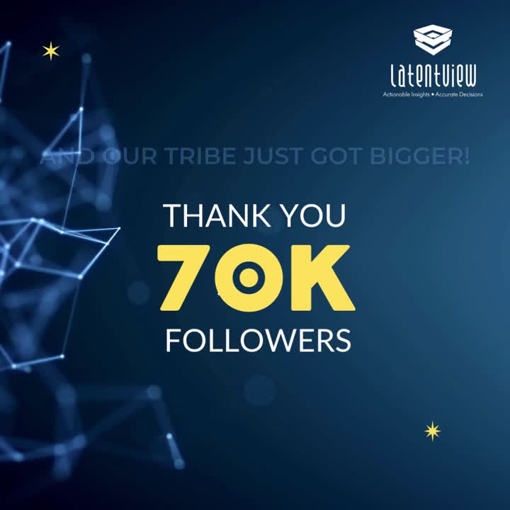 LatentView Analytics on LinkedIn: LatentView Analytics hits 70K ... LatentView Analytics on LinkedIn: LatentView Analytics hits 70K ...