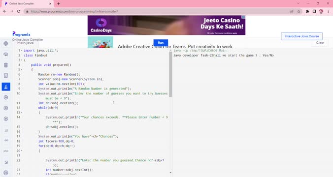 Pallavi Vemuri on LinkedIn: #oasisinfobyte #internship #javaprogramming Pallavi Vemuri on LinkedIn: #oasisinfobyte #internship #javaprogramming