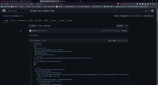 Jenish J on LinkedIn: #javascript #css #html #staticwebsite #selflearning Jenish J on LinkedIn: #javascript #css #html #staticwebsite #selflearning